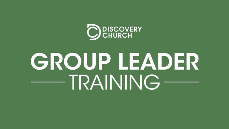 Group Leader Training – Discovery Pathway